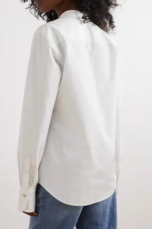Chloé Net Sustain Organic Cotton-poplin Blouse