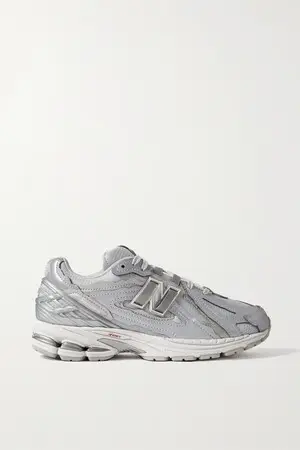 NEW BALANCE - New Balance 1906 Metallic Faux Leather-Trimmed Sneakers