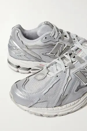 NEW BALANCE - New Balance 1906 Metallic Faux Leather-Trimmed Sneakers