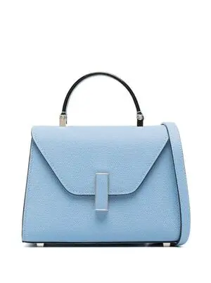 VALEXTRA VALEXTRA Iside Micro Leather Handbag - Clear Blue