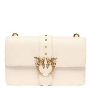 Pinko Pinko Printed Leather Bag - White