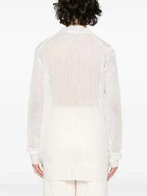 JIL SANDER Logo Intarsia-knit Cotton Jumper