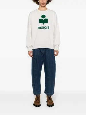 Isabel Marant Étoile Mikoy Flocked-logo Sweatshirt