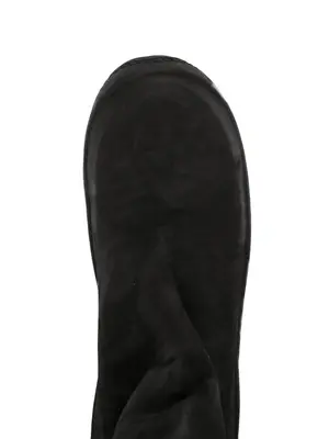 Yohji Yamamoto Round-toe Leather Boots