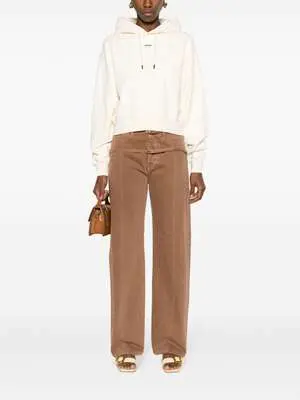 Jacquemus Cropped Hoodie - Neutrals