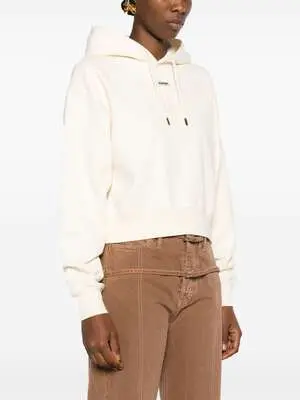 Jacquemus Cropped Hoodie - Neutrals
