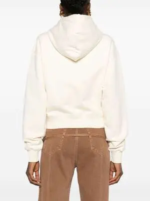 Jacquemus Cropped Hoodie - Neutrals