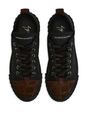 GIUSEPPE ZANOTTI Blabber Lace-up Sneakers - Black