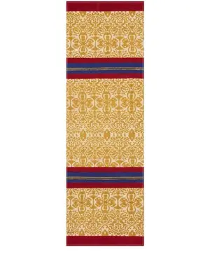 LISA CORTI Damask Cotton Runner