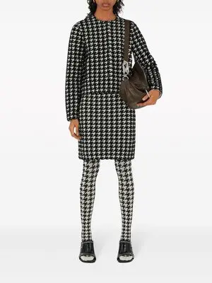 Burberry Houndstooth Mini Skirt