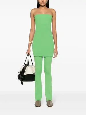Nanushka Cornelie Ribbed-knit Flared Trousers