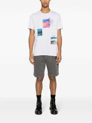 Zadig&Voltaire Graphic-print Mélange-effect T-shirt
