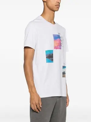 Zadig&Voltaire Graphic-print Mélange-effect T-shirt