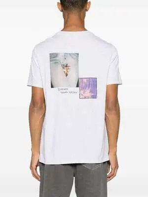 Zadig&Voltaire Graphic-print Mélange-effect T-shirt
