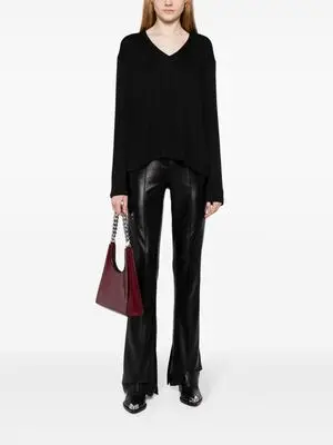 Rag & Bone Hudson Fine-knit Sweatshirt - Black