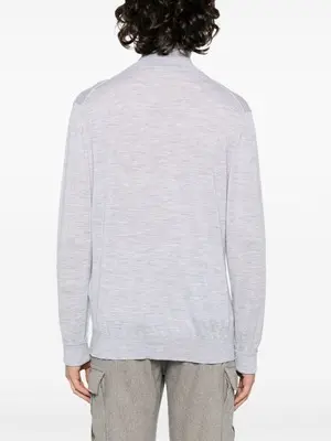 Eleventy Turtleneck Wool Jumper - Grey