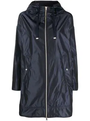 Herno Iridescent Effect Hooded Parka - Blue