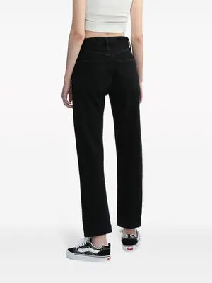 AGOLDE 90's Pinch Waist Straight-leg Jeans - Black