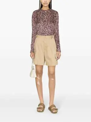 Isabel Marant Étoile Lisette Cotton Cargo Shorts