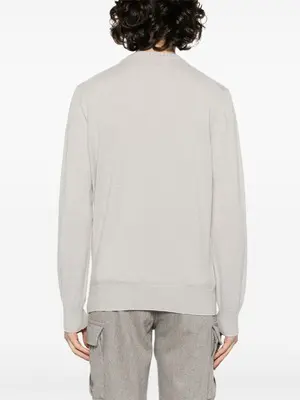Eleventy Crew Neck Jumper - Green