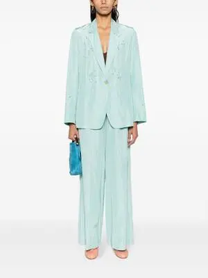 FORTE_FORTE High-waisted Wide-leg Trousers