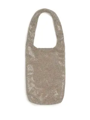 Kara Crystal-embellished Mesh Tote Bag