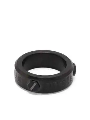 Philipp Plein Hexagon Matte-finish Ring