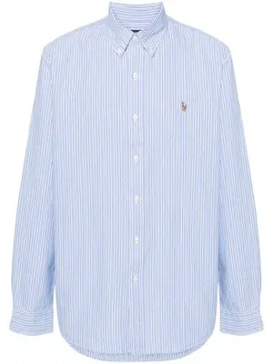 Polo Ralph Lauren Striped Cotton Shirt - Blue