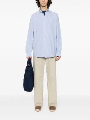 Polo Ralph Lauren Striped Cotton Shirt - Blue
