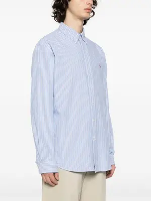 Polo Ralph Lauren Striped Cotton Shirt - Blue