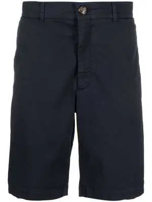 Brunello Cucinelli Twill Bermuda Shorts - Blue