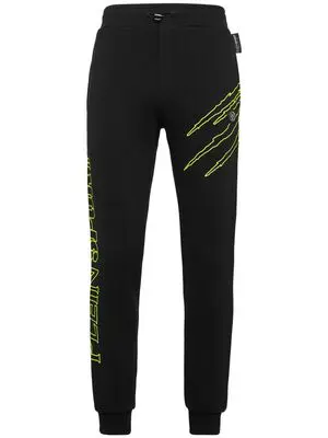 PLEIN SPORT Logo-print Drawstring-waistband Track Pants