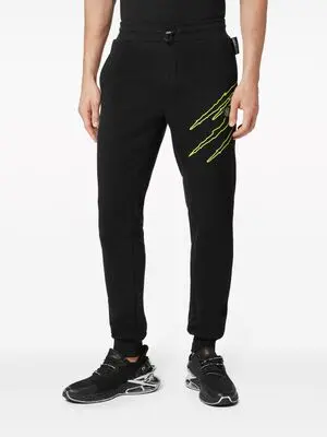 PLEIN SPORT Logo-print Drawstring-waistband Track Pants