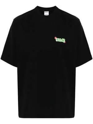 COUNTY OF MILAN Solsticio Cotton T-shirt - Black