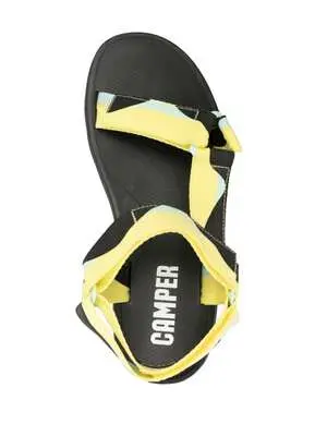 Camper Graphic-print Touch-strap Sandals