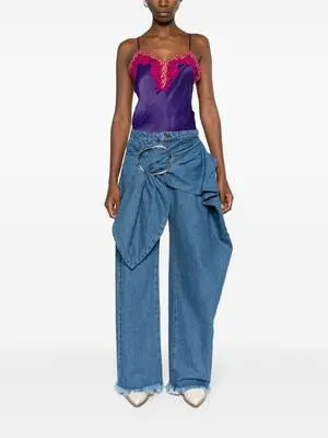 MARQUES' ALMEIDA Belted Boyfriend Jeans
