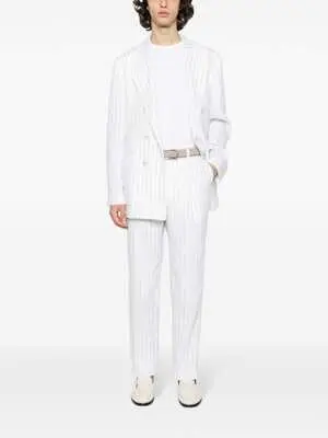 Brunello Cucinelli Double-breasted Linen Suit
