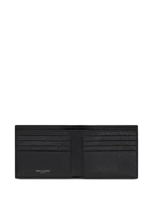 Saint Laurent Cassandre East/west Wallet - Black