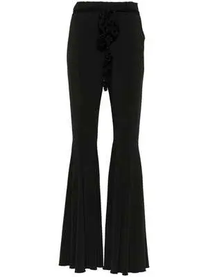 ROTATE BY BIRGER CHRISTENSEN Ruffle-detailing Flared Trousers