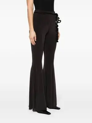 ROTATE BY BIRGER CHRISTENSEN Ruffle-detailing Flared Trousers