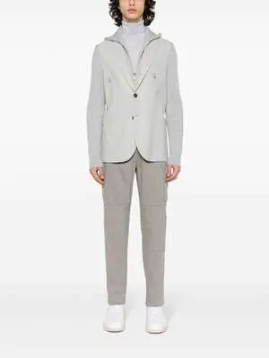 Eleventy Straight-leg Cargo Trousers - Grey