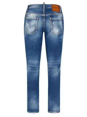 Dsquared2 Distressed Slim-leg Jeans