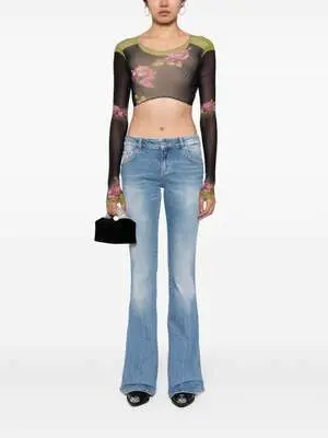 Blumarine Low-rise Bootcut Jeans