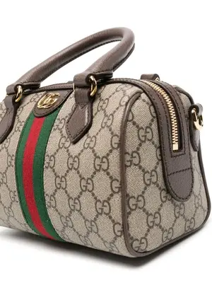 Gucci Mini Ophidia Shoulder Bag - Brown