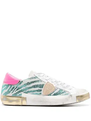 Philippe Model Logo-patch Sneakers - White