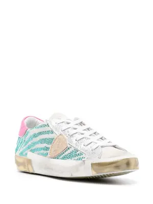 Philippe Model Logo-patch Sneakers - White