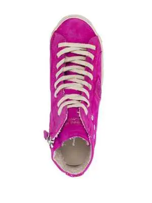 Philippe Model Logo-patch Sneakers - Pink