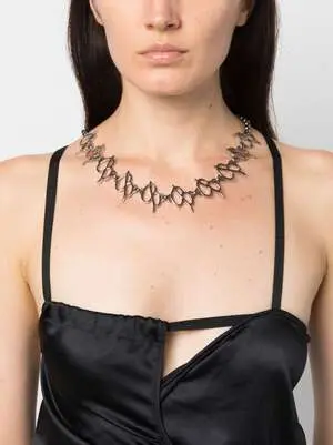 Blumarine Logo Lettering Necklace