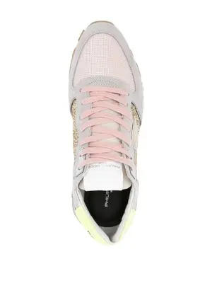 Philippe Model Tropez Haute Lace-up Sneakers - Grey