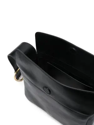 JIL SANDER Leather Crossbody Bag - Black
